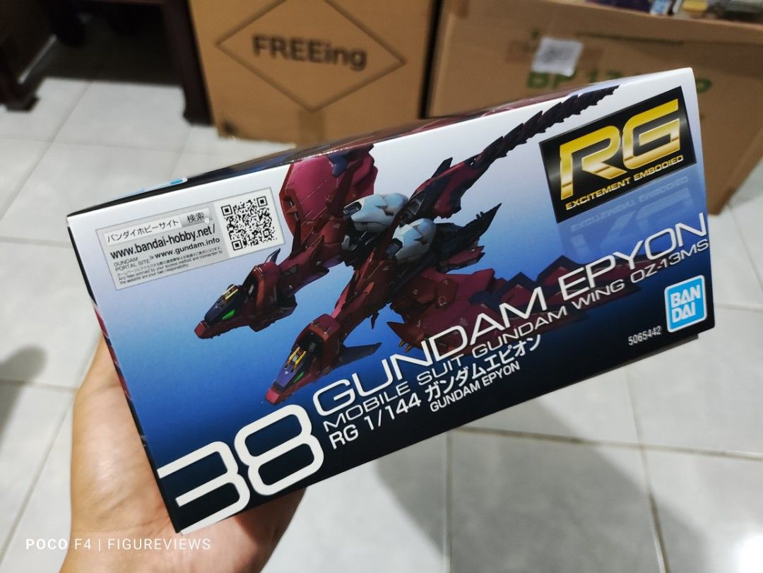 BANDAI RG 1/144 Gundam Epyon OZ-13MS - Mobile Suit Gundam Wing ...