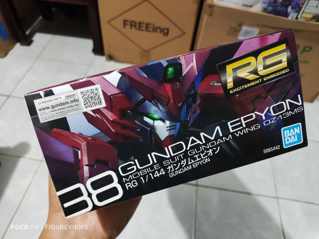 BANDAI RG 1/144 Gundam Epyon OZ-13MS - Mobile Suit Gundam Wing ...