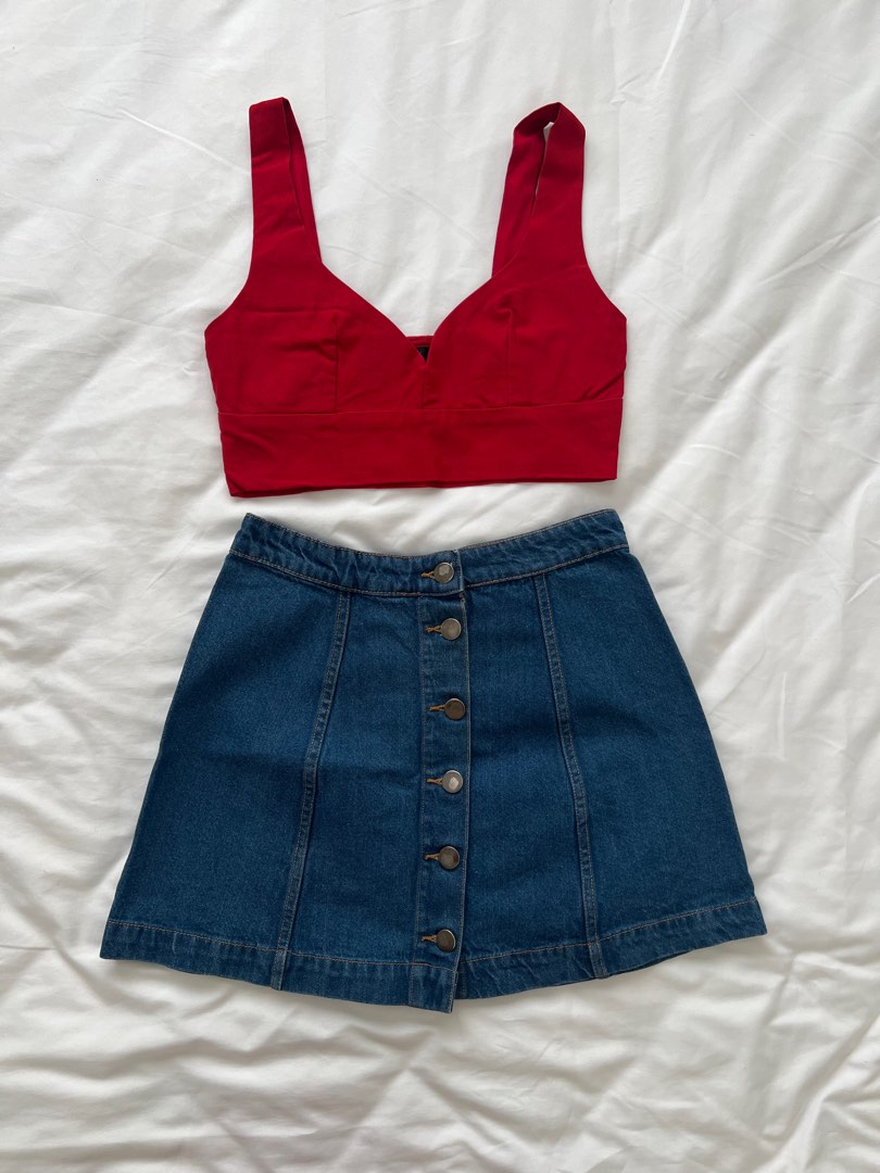 Bench Denim Skirt, Women's Fashion, Bottoms, Skirts on Carousell