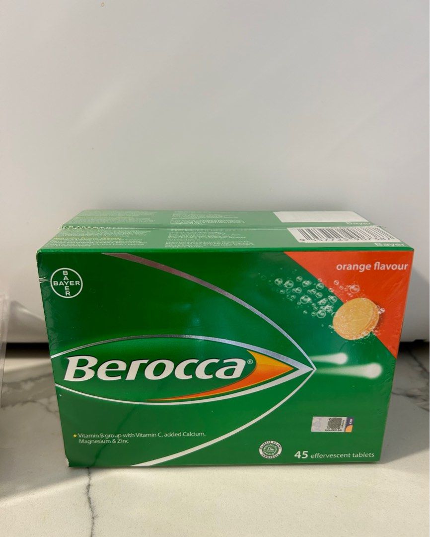 Berocca vitamin c supplement (45s x2) twin pack, Health & Nutrition ...
