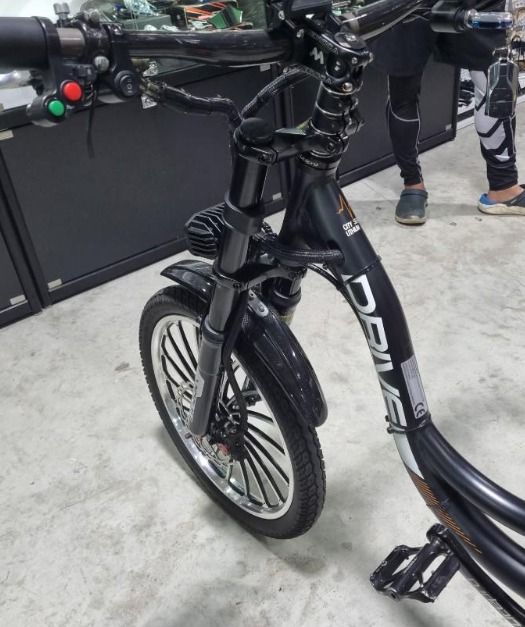 Bicycle Zoom Front Fork Suspension Dual Crown Absorber Disc Brake - MTB ...