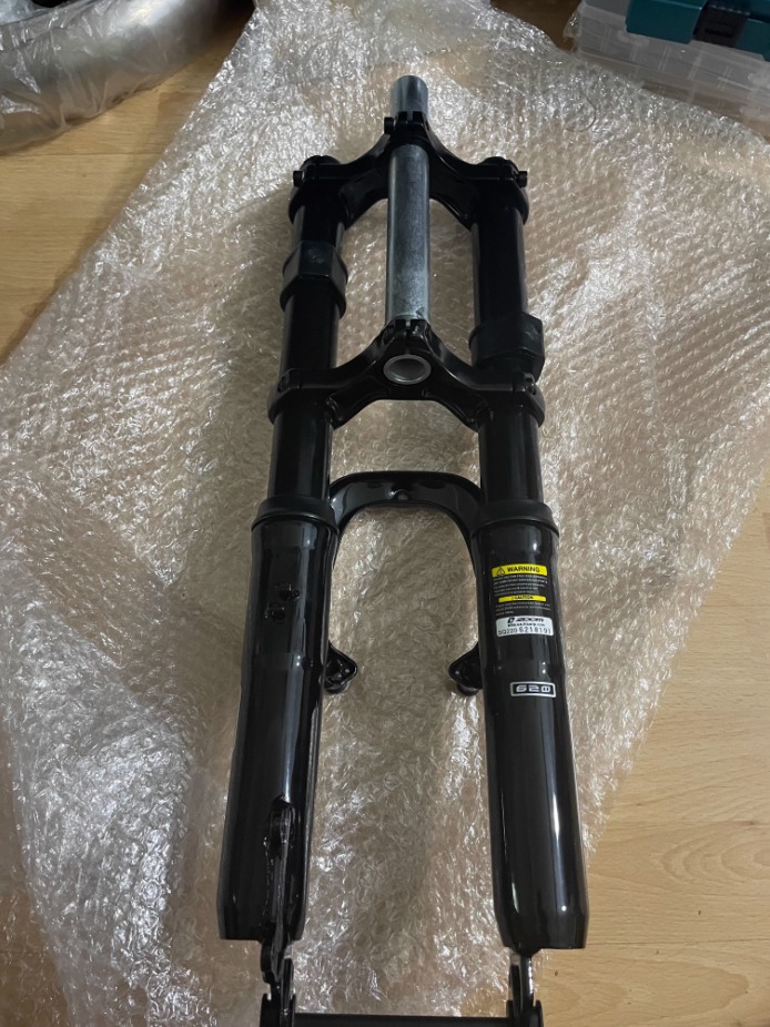 Bicycle Zoom Front Fork Suspension Dual Crown Absorber Disc Brake - MTB ...