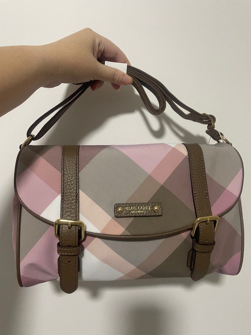 Blue Label Crestbridge Japan Messenger Bag Pink, Women's Fashion, Bags ...