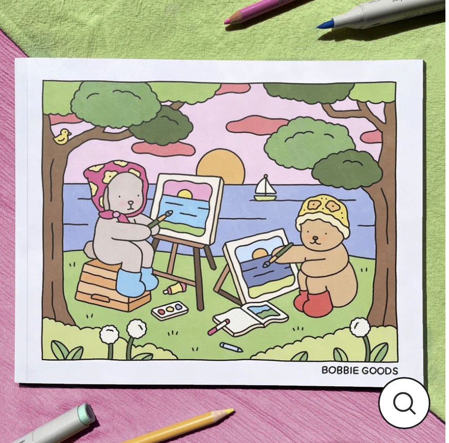 Bobbie goods digital/ hard copy colouring book/ sheets, Hobbies & Toys ...