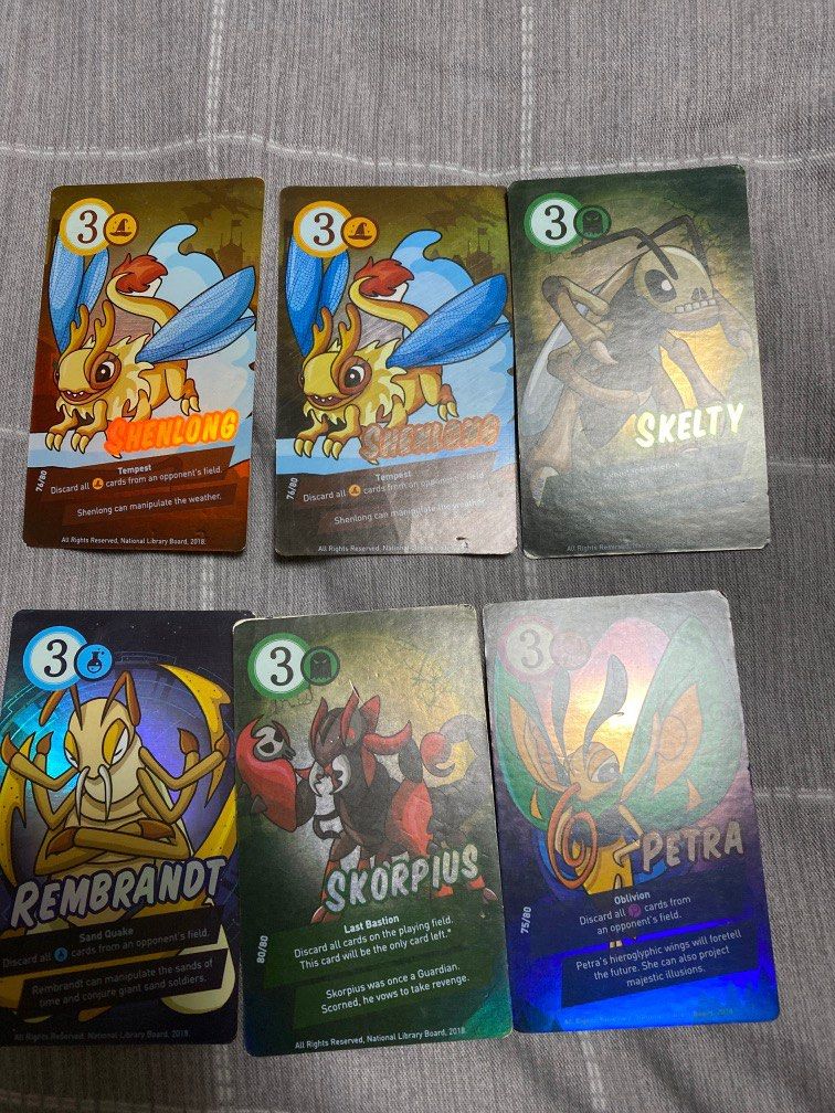 Book bug cards, Hobbies & Toys, Toys & Games on Carousell