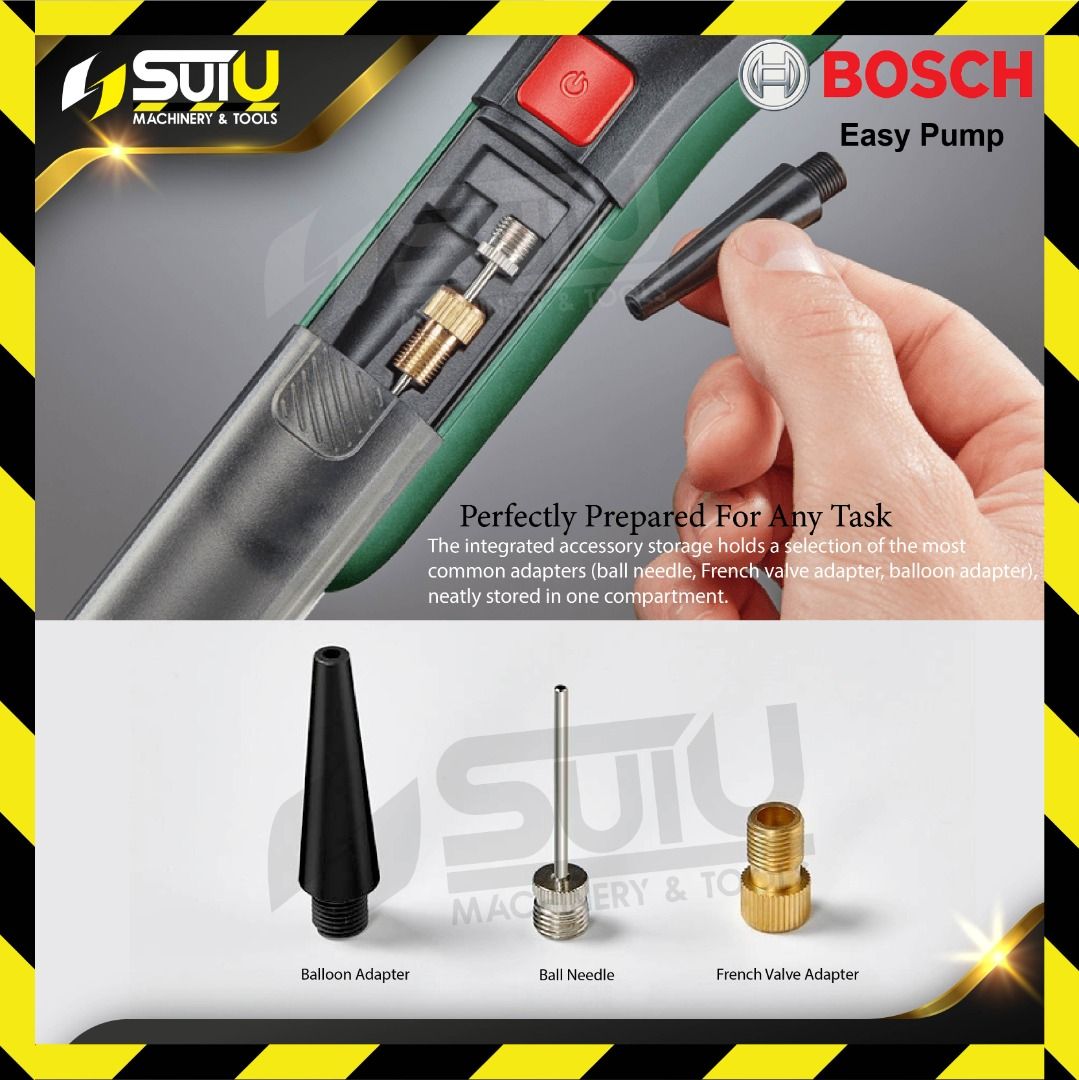 BOSCH EASYPUMP 3.6V Cordless Compressed Air Pump, Furniture & Home ...