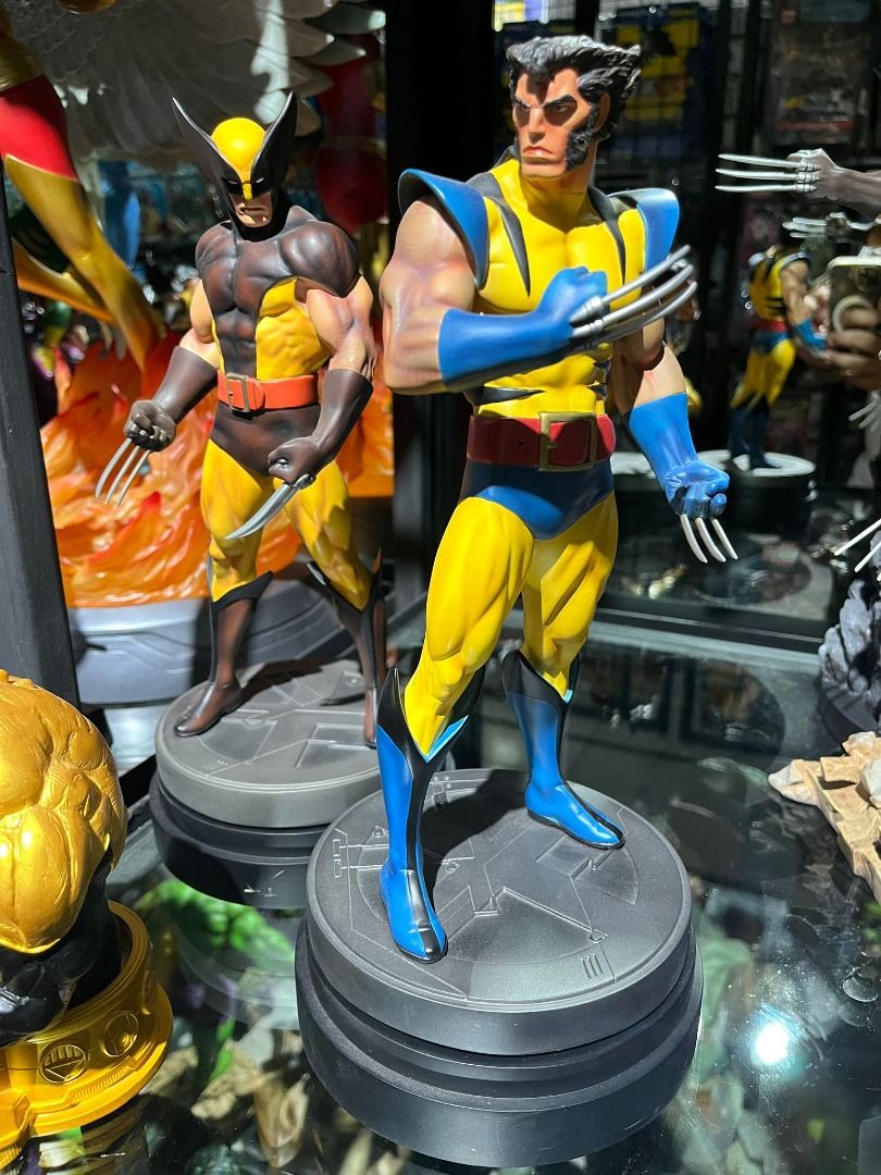 Bowen Wolverine Unmasked and Brown Costume Museum Version Paited Statue ...