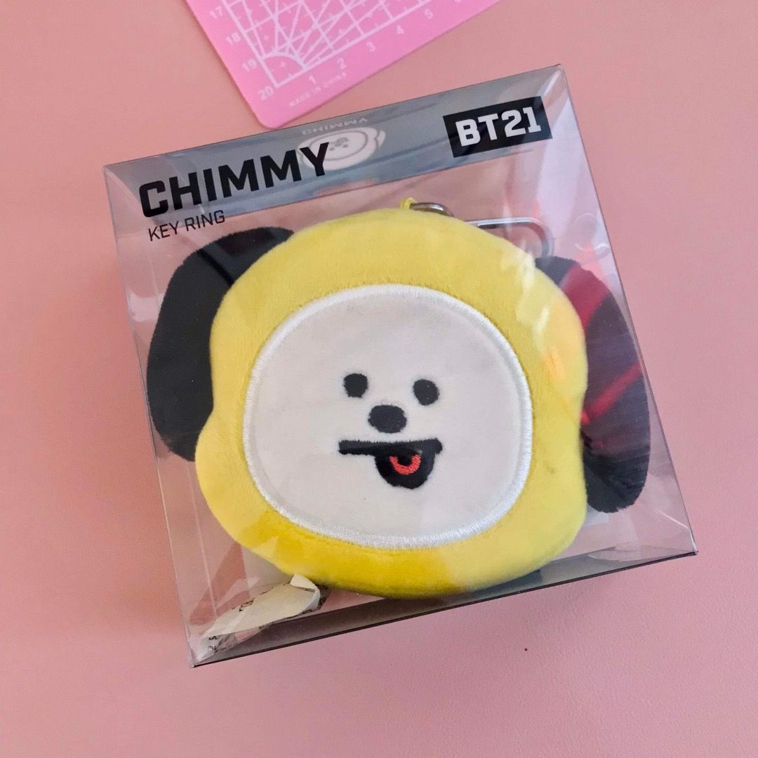 BT21 Chimmy Head Bagcharm (official), Hobbies & Toys, Memorabilia ...