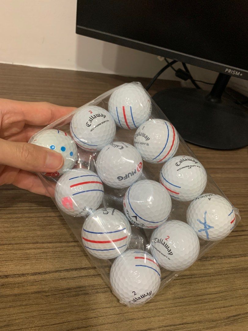 Callaway golf ball - Three line, Sports Equipment, Sports & Games, Golf ...