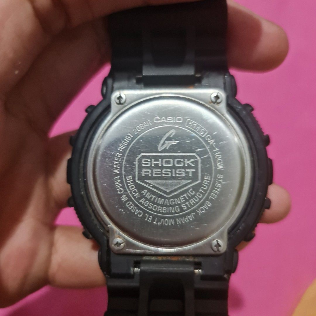 Casio Gshock GA110 stealth, Men's Fashion, Watches & Accessories ...