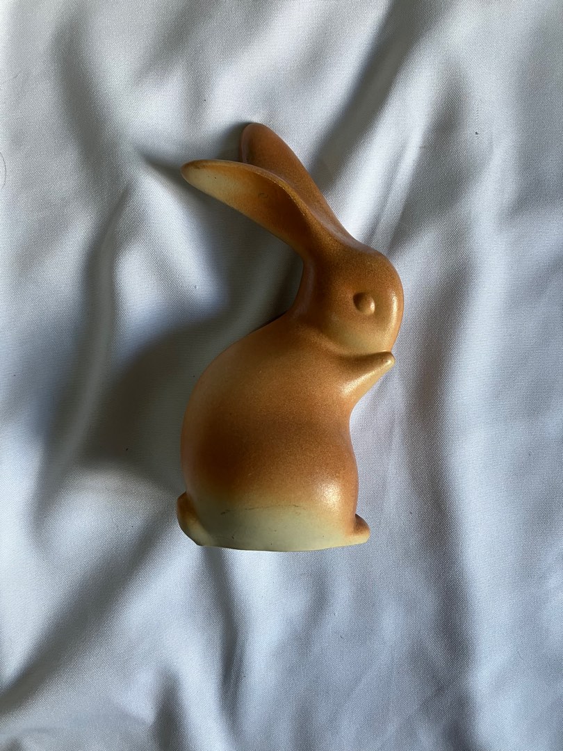 ceramic brown bunny, Furniture & Home Living, Home Decor, Other Home ...