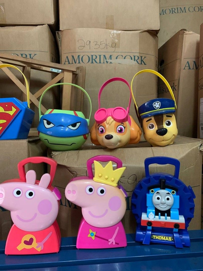 Character Buckets, Hobbies & Toys, Toys & Games on Carousell