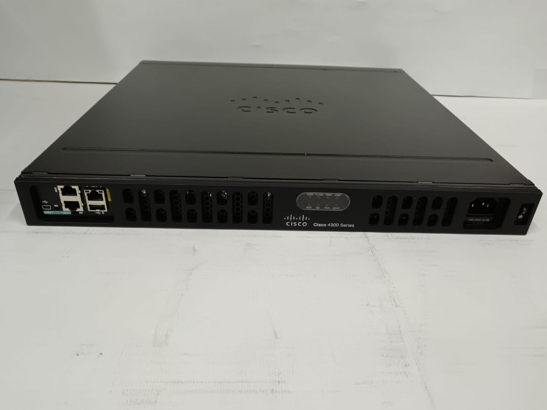 Cisco ISR4331/K9 4300 Series Routers, 電腦＆科技, 電腦周邊及配件, Wifi及上網相關產品 ...