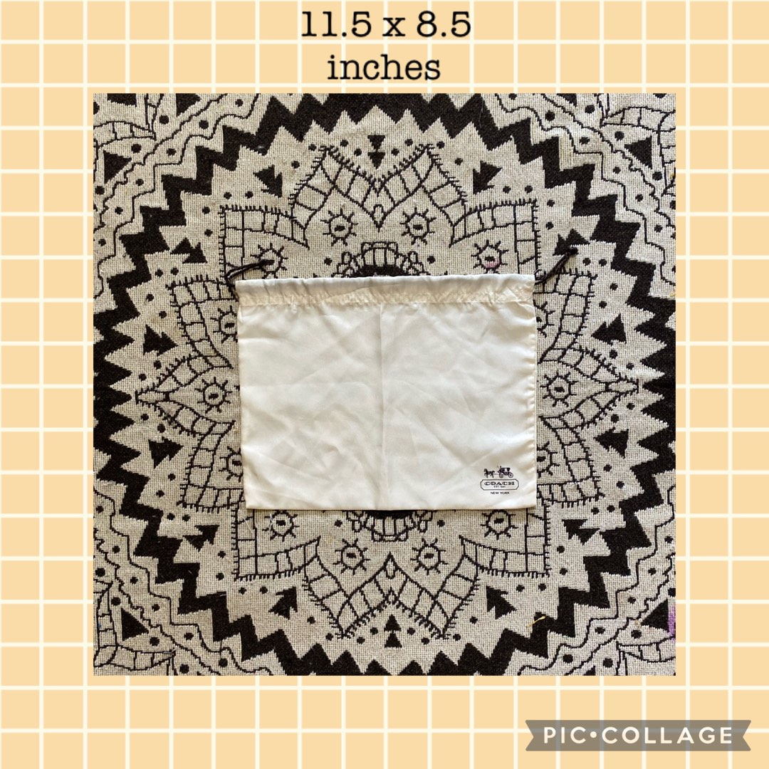 Coach Dust Bag 11.5x8.5" S, Women's Fashion, Bags & Wallets, Purses ...