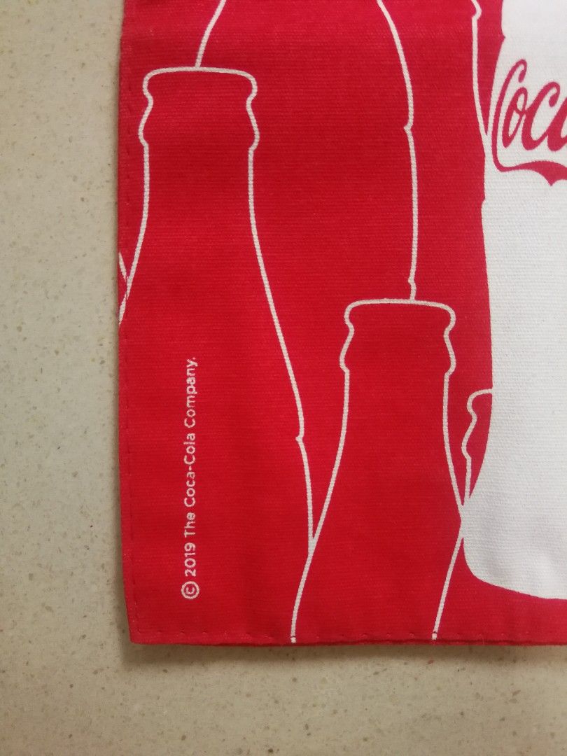 Coca cola cloth, Furniture & Home Living, Bedding & Towels on Carousell
