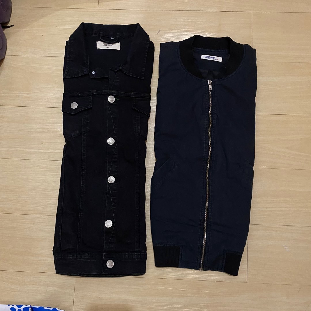 Code Blue (Brand) Black Jacket Bundle, Men's Fashion, Coats, Jackets ...