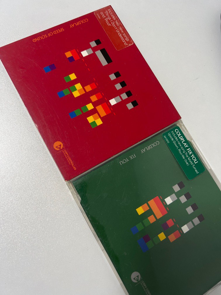 COLDPLAY SINGLE ALBUMS: ‘SPEED OF SOUND’ and ‘FIX YOU’, Hobbies & Toys ...