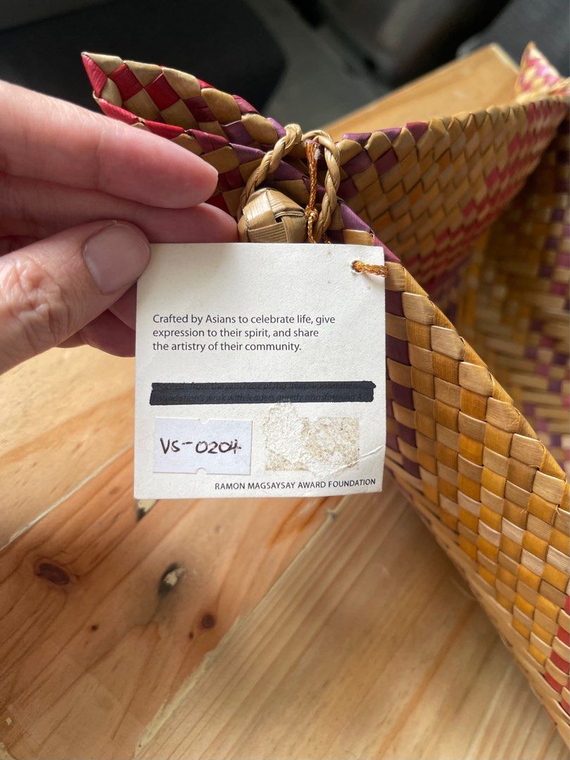 Collapsible Native Banig Handicraft Square Fruit Tray Set || Native ...