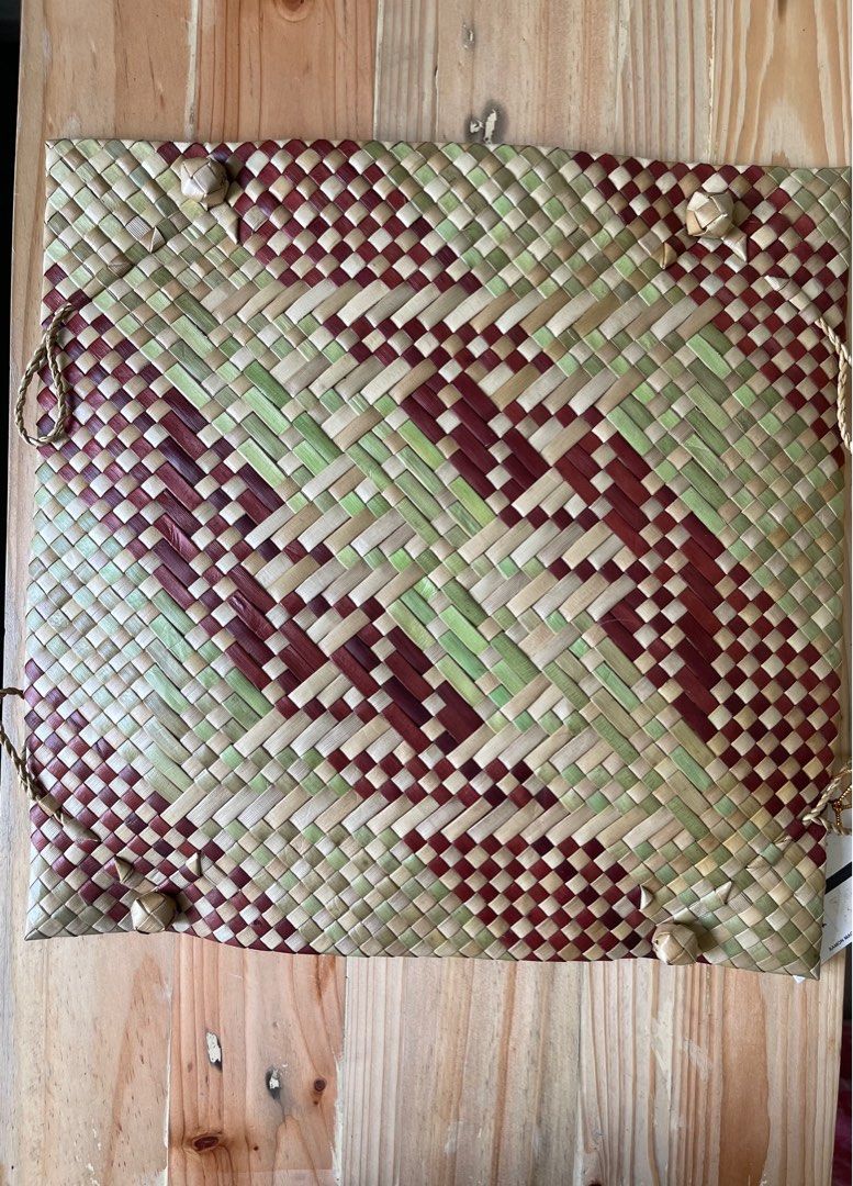 Collapsible Native Banig Handicraft Square Fruit Tray Set || Native ...