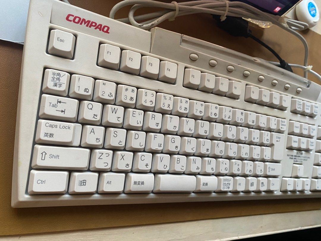 Compaq Vintage Keyboard Japanese Layout, Computers & Tech, Parts ...