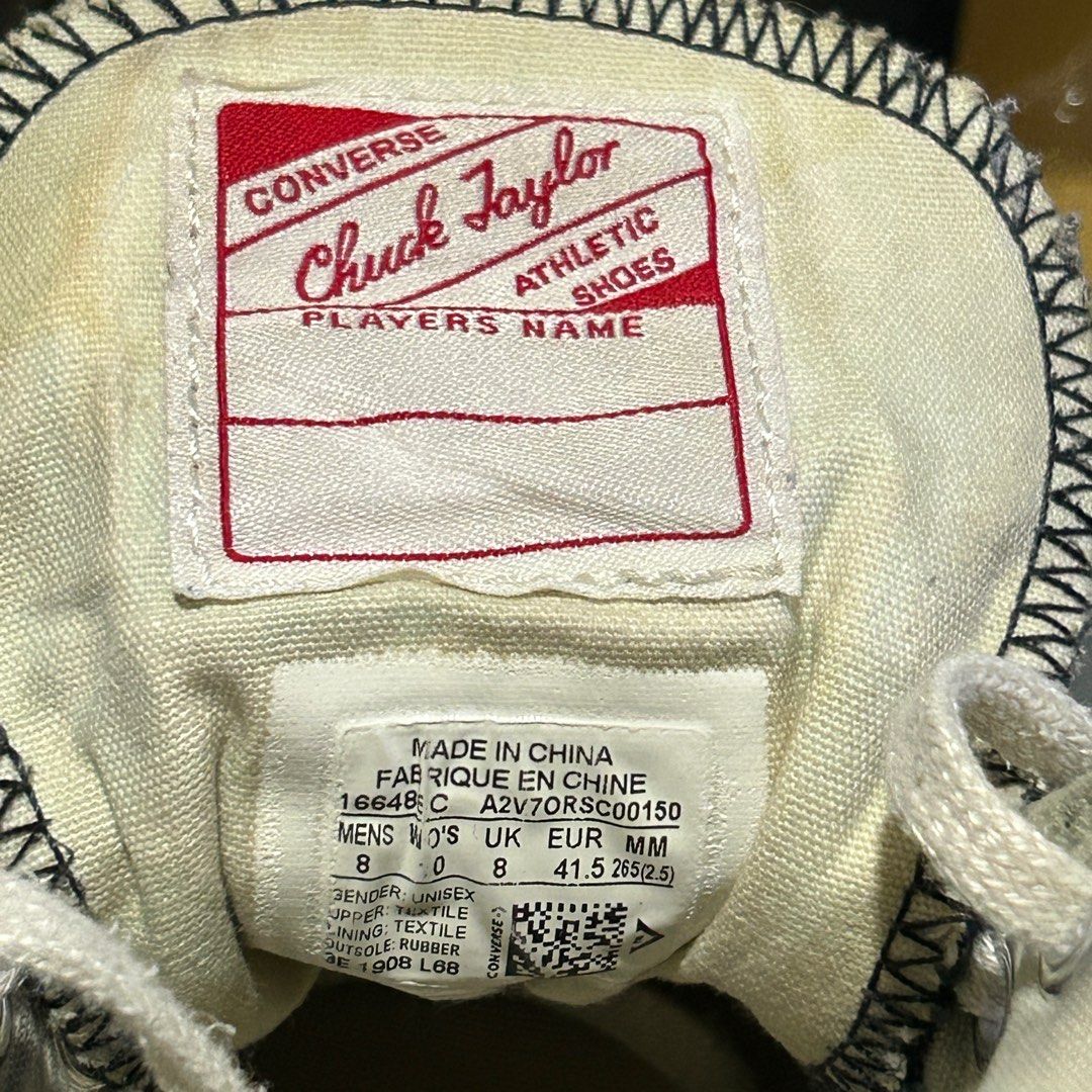 CONVERSE CHUCK TAYLOR 1970s LOGO CANVAS, Men's Fashion, Footwear ...