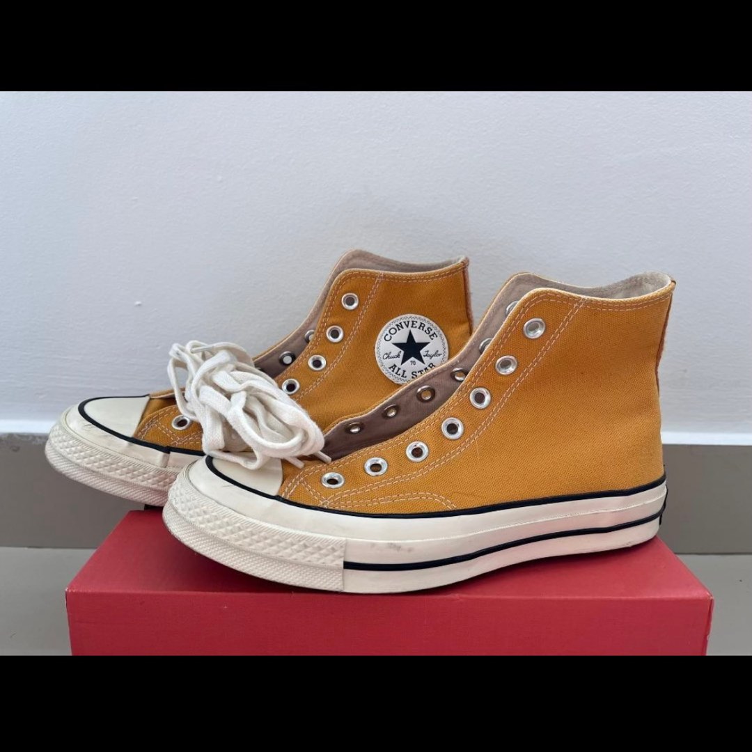 converse sunflower black label, Women's Fashion, Footwear, Sneakers on ...