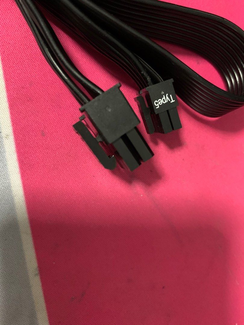 Corsair type 5 PSU modular cable CPU 8pin cable, Computers & Tech ...
