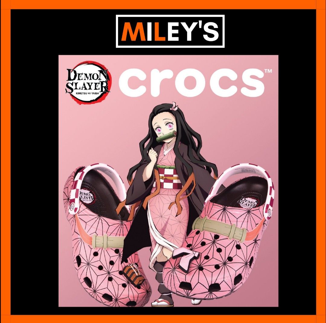 Crocs Demon Slayer Nezuko Limited Edition, Women's Fashion, Footwear ...