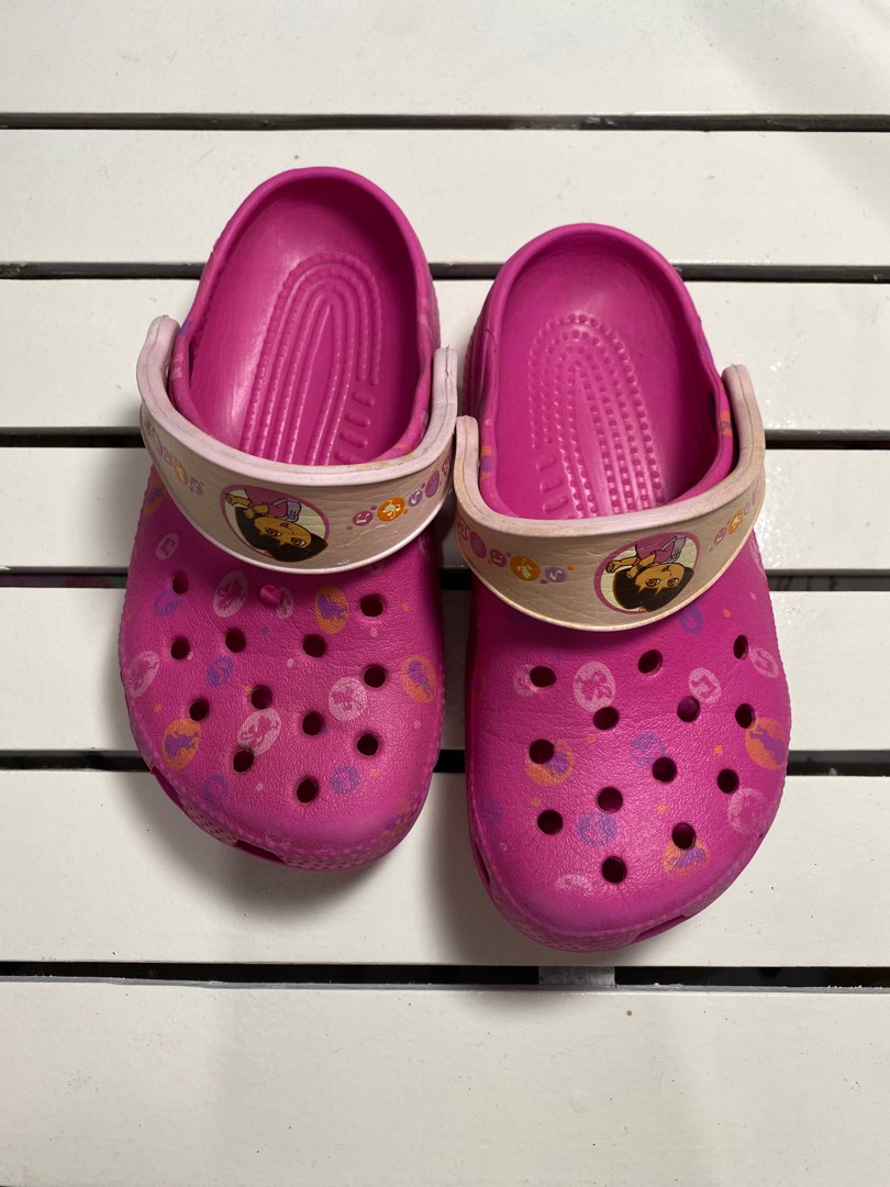 Crocs Dora C 10-11, Babies & Kids, Babies & Kids Fashion on Carousell