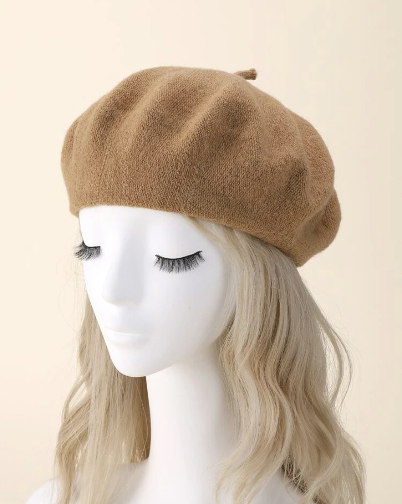 Cute Brown Beret, Women's Fashion, Watches & Accessories, Hats ...