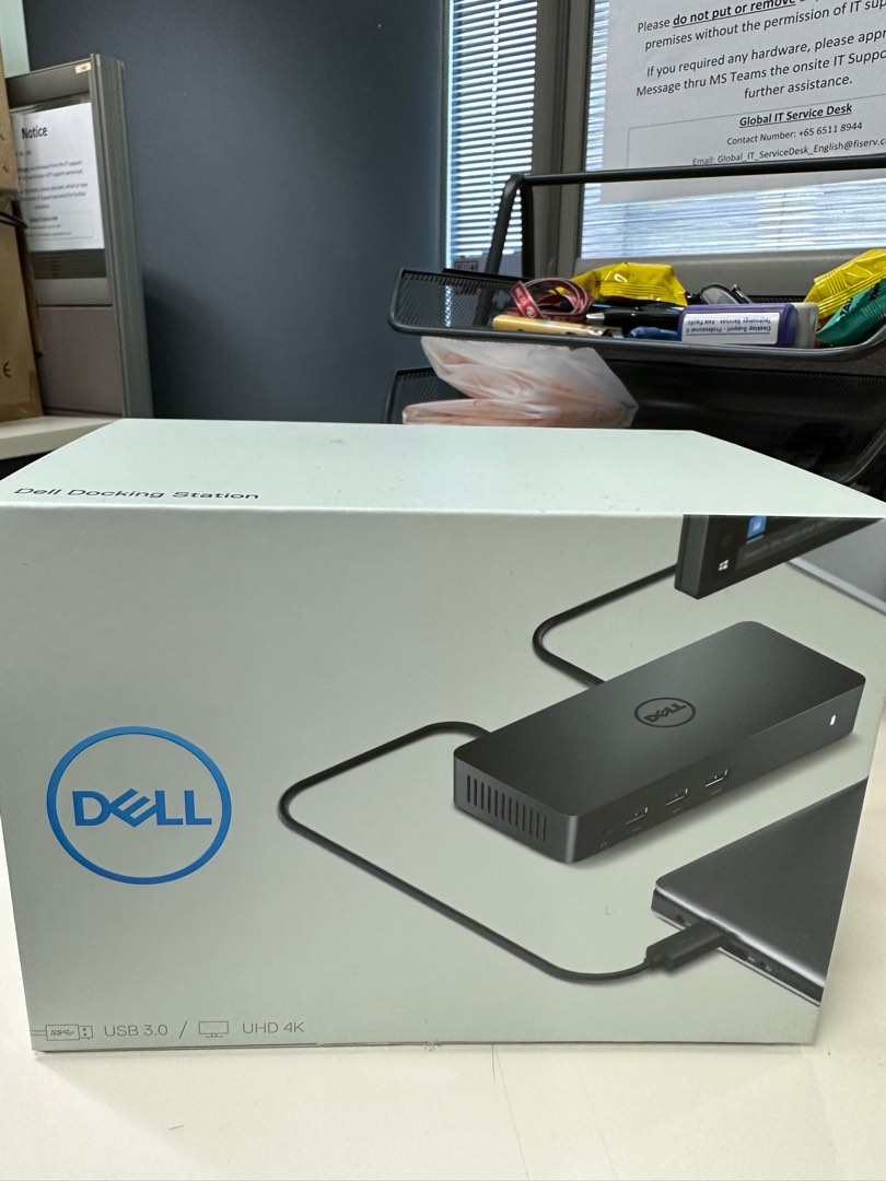 Dell USB3.0 Laptop Computer Docking station D3100, Computers & Tech ...