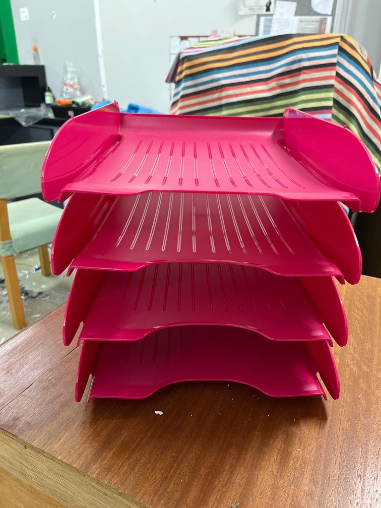 Document Tray (Set of 4), Hobbies & Toys, Stationery & Craft ...