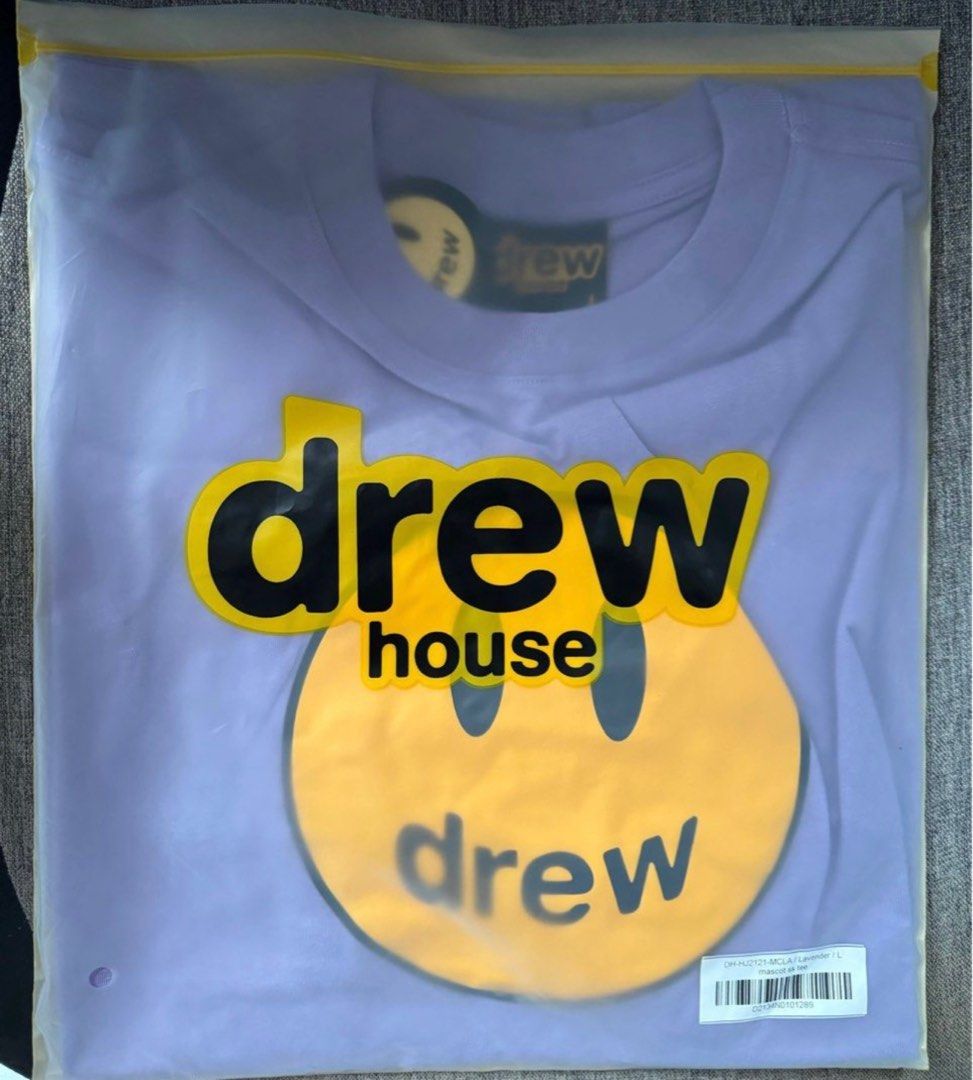 Drew Mascot Tee Lavender purple, Men's Fashion, Tops & Sets, Tshirts ...