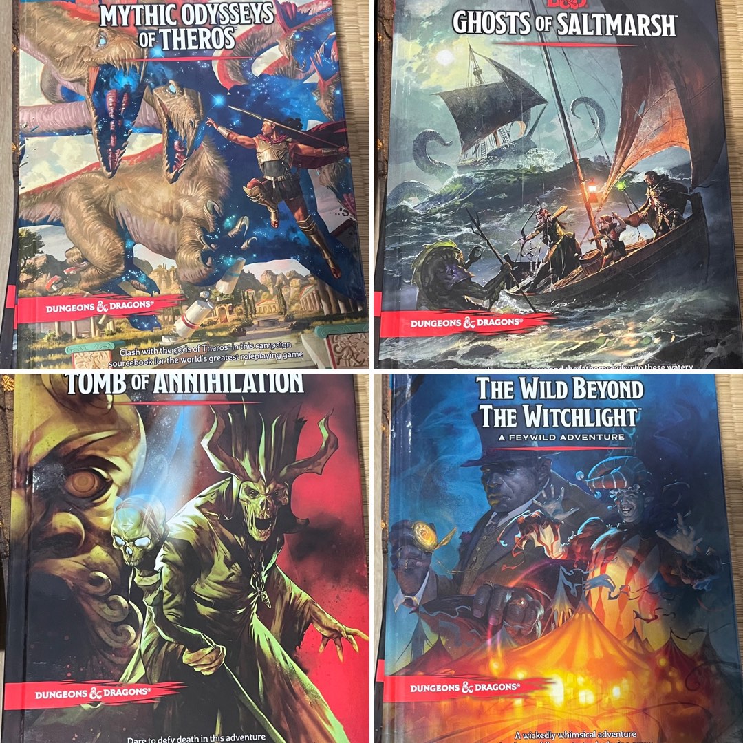 Dungeons & Dragons 5E campaign and adventure modules, Hobbies & Toys ...