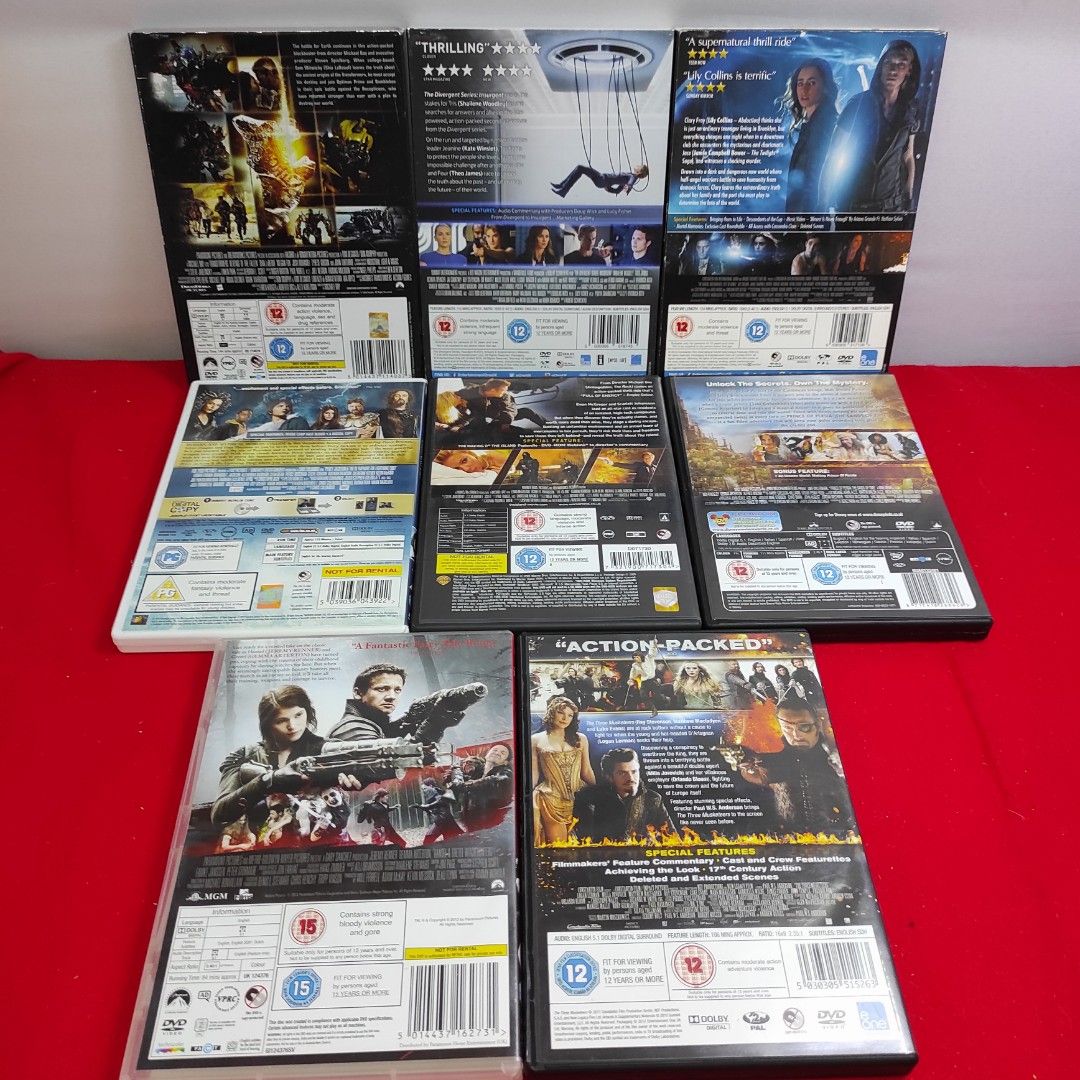 DVD Fantasy, Adventure and sci-fi movies in mint condition for 225 each *P72, Hobbies & Toys ...