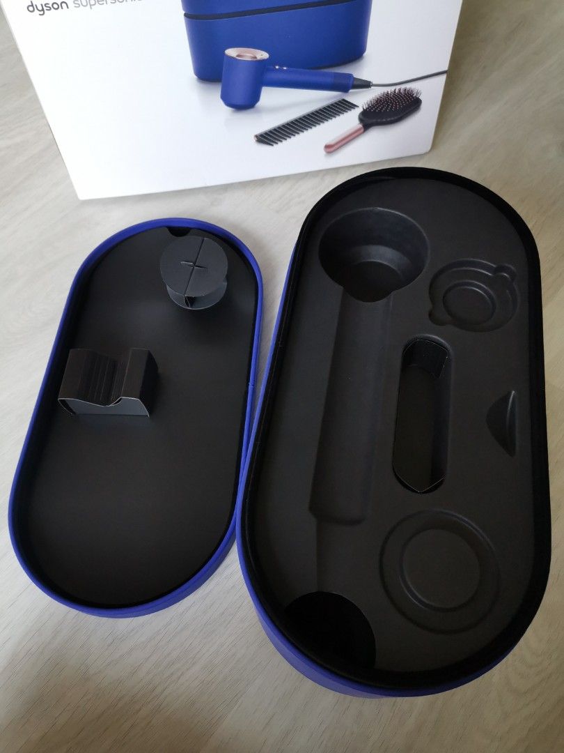 Dyson Supersonic Hair Dryer Box Vinca Blue Case, Beauty & Personal Care ...
