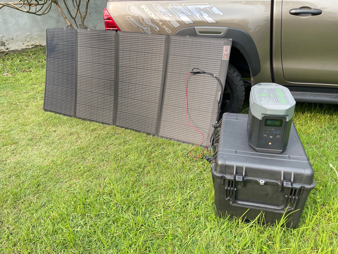 Ecoflow Delta Max 2000 + Ecoflow 400w Solar Panel + Pelican Case ...