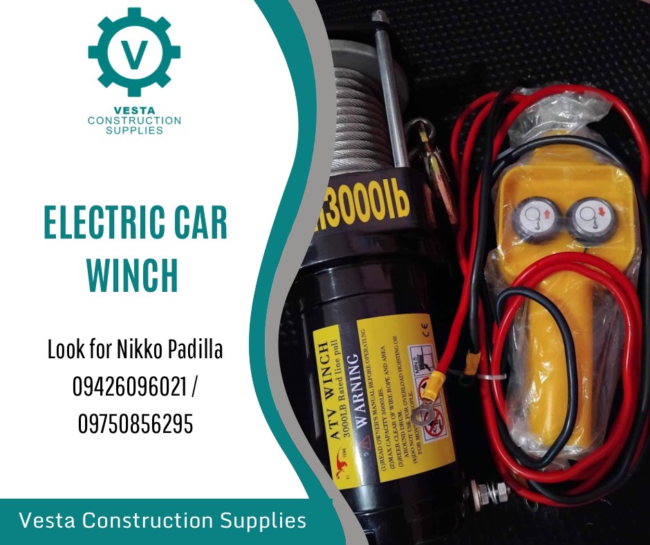 Electric Car Winch, Commercial & Industrial, Construction Tools ...