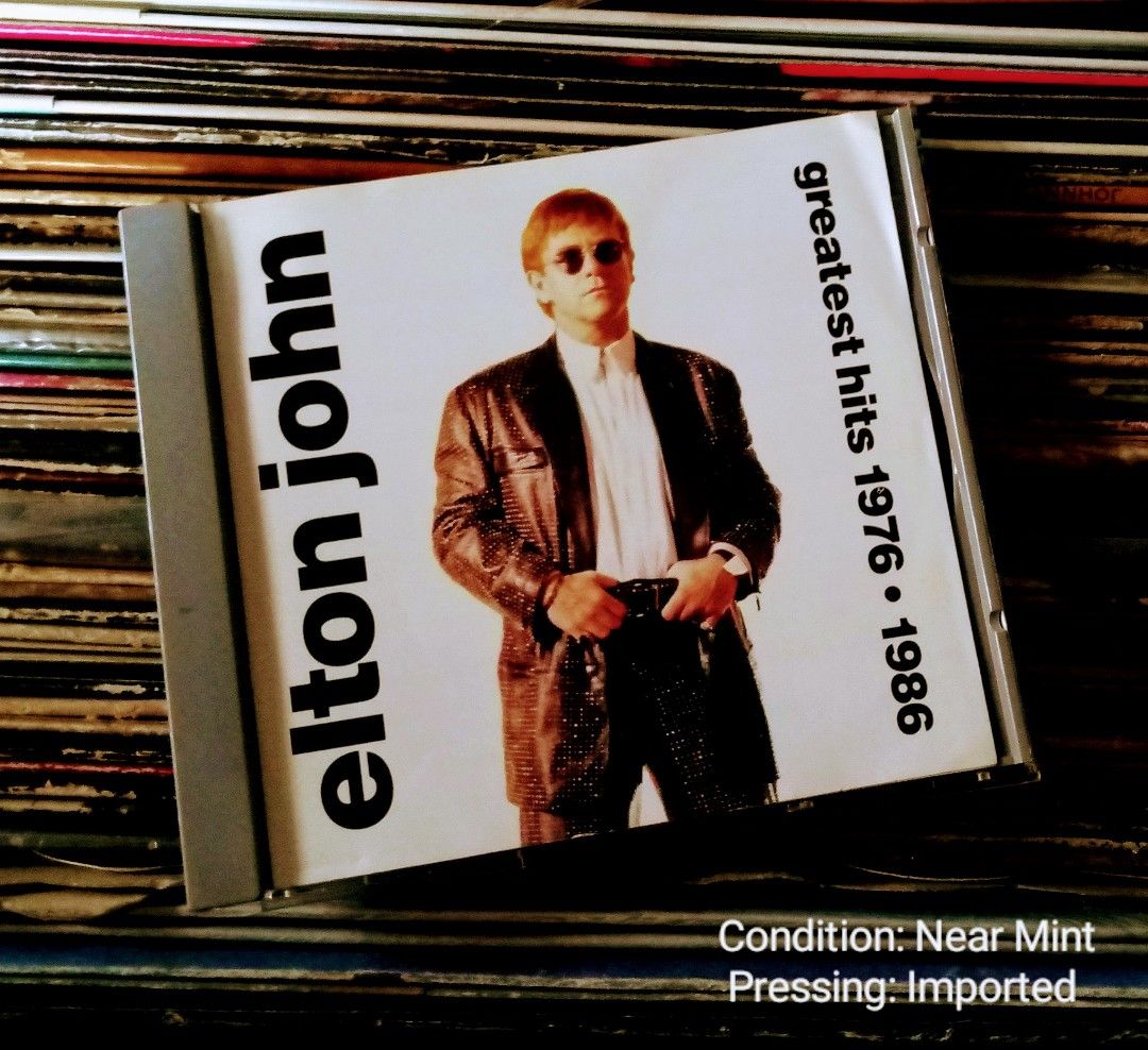 Elton John Greatest Hits CD Original CDs Vintage CD Elton John CD ...