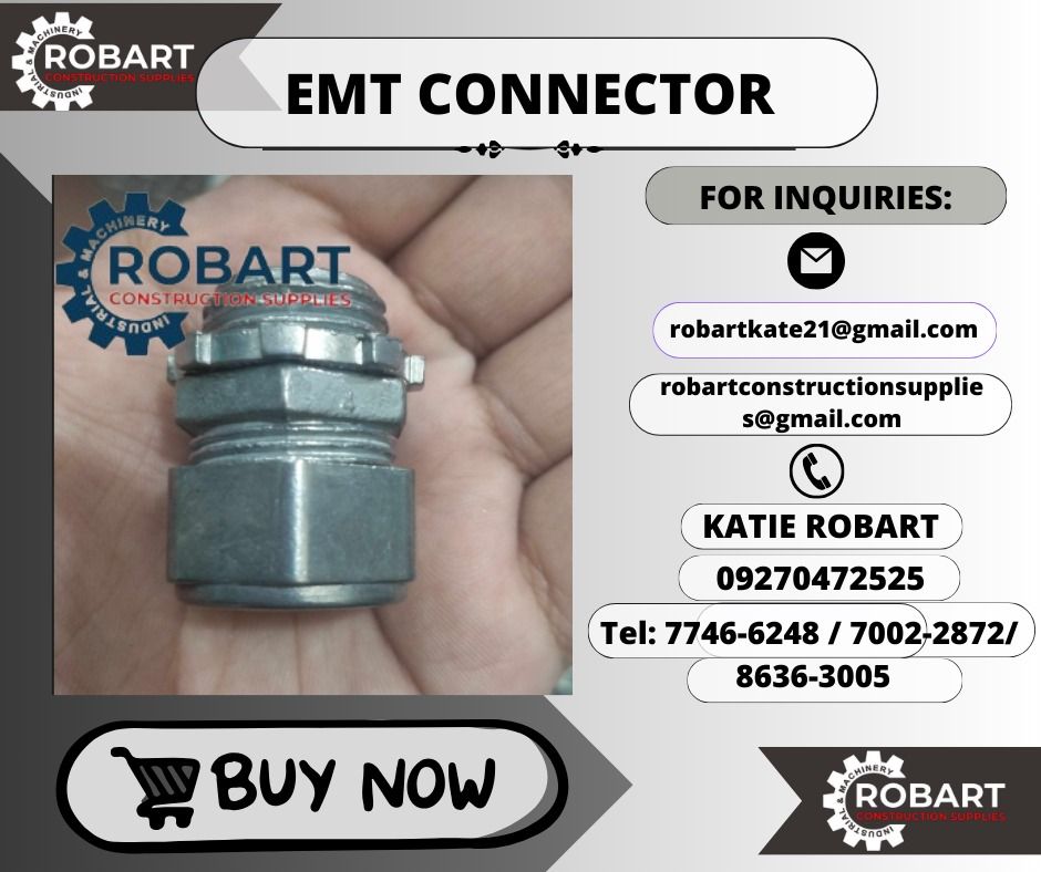 EMT CONNECTOR COMPRESSION TYPE, Commercial & Industrial, Construction ...