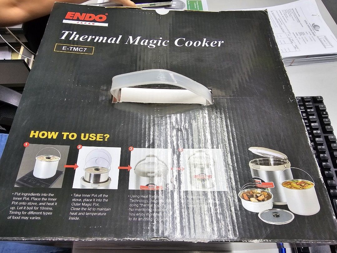 Endo Thermal Magic Cooker Model E-TMC7, TV & Home Appliances, Kitchen ...