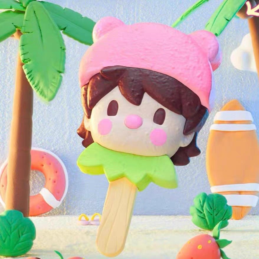 [EXCLUSIVE! POPMART] POPMART LITTLE SWEET BEAN STRAWBERRY CHOCOLATE ICE ...
