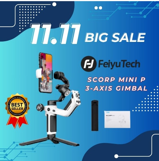 Feiyu Tech SCORP-Mini P 3-Axis Lightweight and Easy Control Smartphone ...