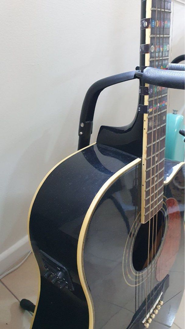 Fernando Acoustic Guitar - Black, Hobbies & Toys, Music & Media ...