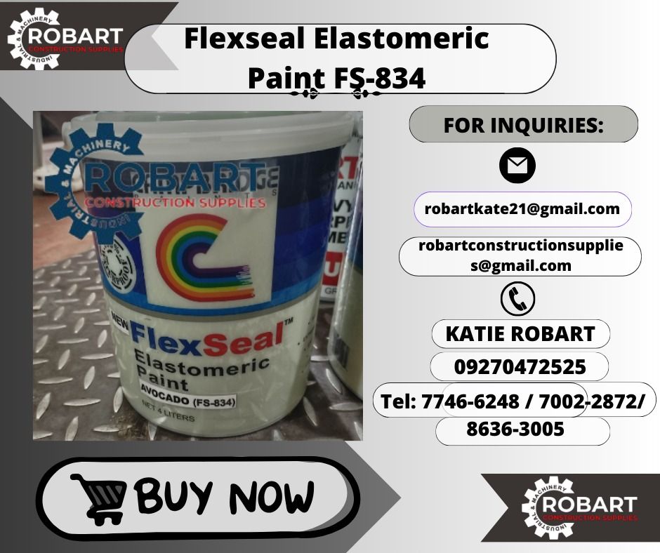 FLEXSEAL ELASTOMERIC PAINT, Commercial & Industrial, Construction Tools ...