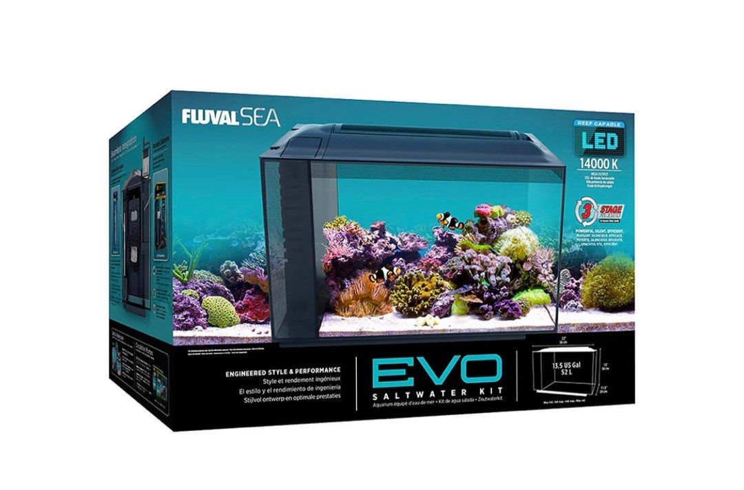Fluval Evo 13.5 gallons, Pet Supplies, Homes & Other Pet Accessories on ...