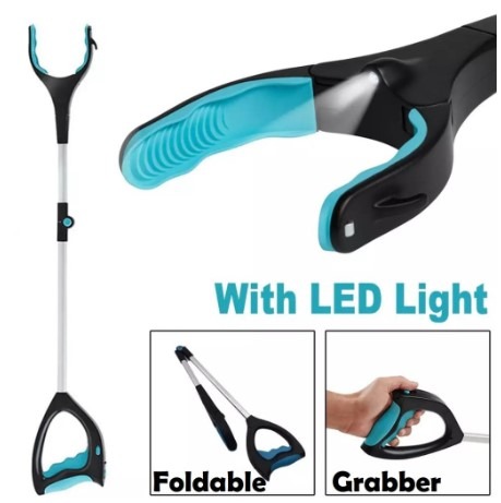 Foldable Lightweight Hand Grab Tool with LED Light, Health & Nutrition ...