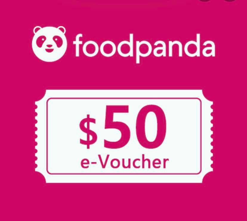 Foodpanda 現金劵 電子 禮劵 E-VOUCHER $50, 嘢食 & 嘢飲, 本地食物 - Carousell