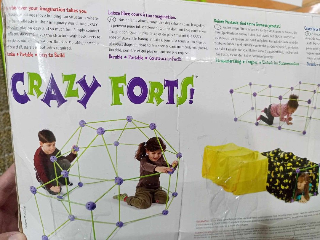 Fort building kit for kids, Hobbies & Toys, Toys & Games on Carousell