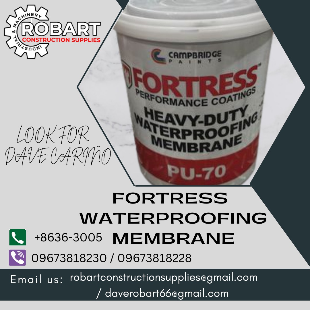 FORTRESS WATERPROOFING MEMBRANE, Commercial & Industrial, Construction ...